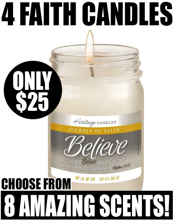 Journey Of Faith Candle Sampler