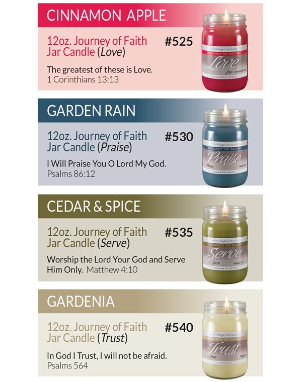Journey Of Faith Candle Sampler